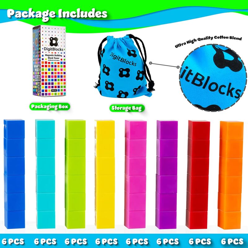 100 Pixel Cubes World Pack Magnetic Building Blocks – BrainSpark